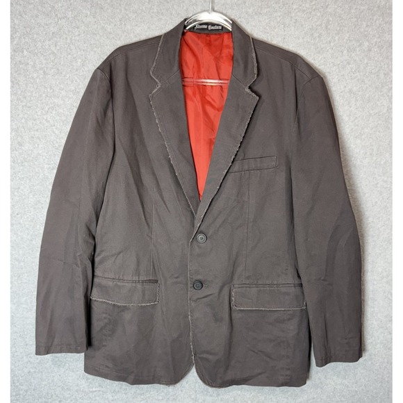 Suits & Blazers | Xtreme Couture Blazer Jacket Mens 4 Brown Red Graphic ...